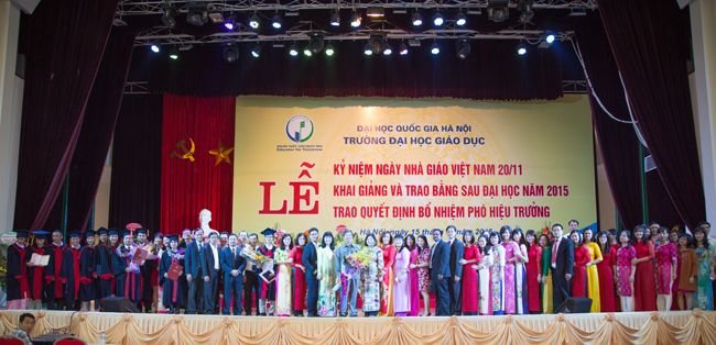 VNU – UED: Chào mừng ngày Nhà giáo Việt Nam và bổ nhiệm Phó Hiệu trưởng